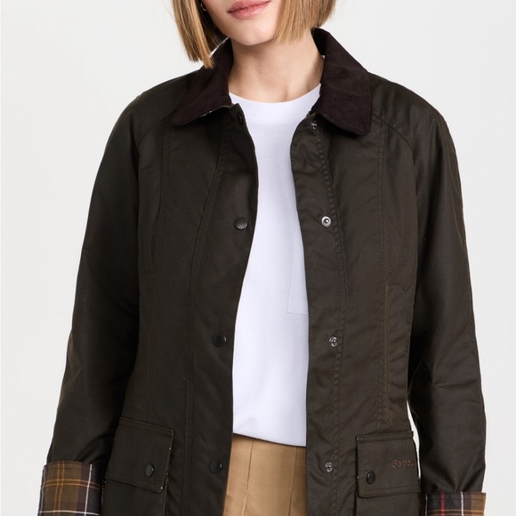 Barbour | Jackets & Coats | Barbour Classic Beadnell Wax Jacket Womens Olive Size Us 4 | Poshmark